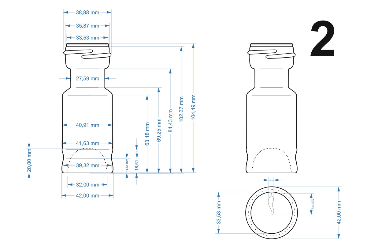 Custom Glass Bottle Design - Zibo Jiachang